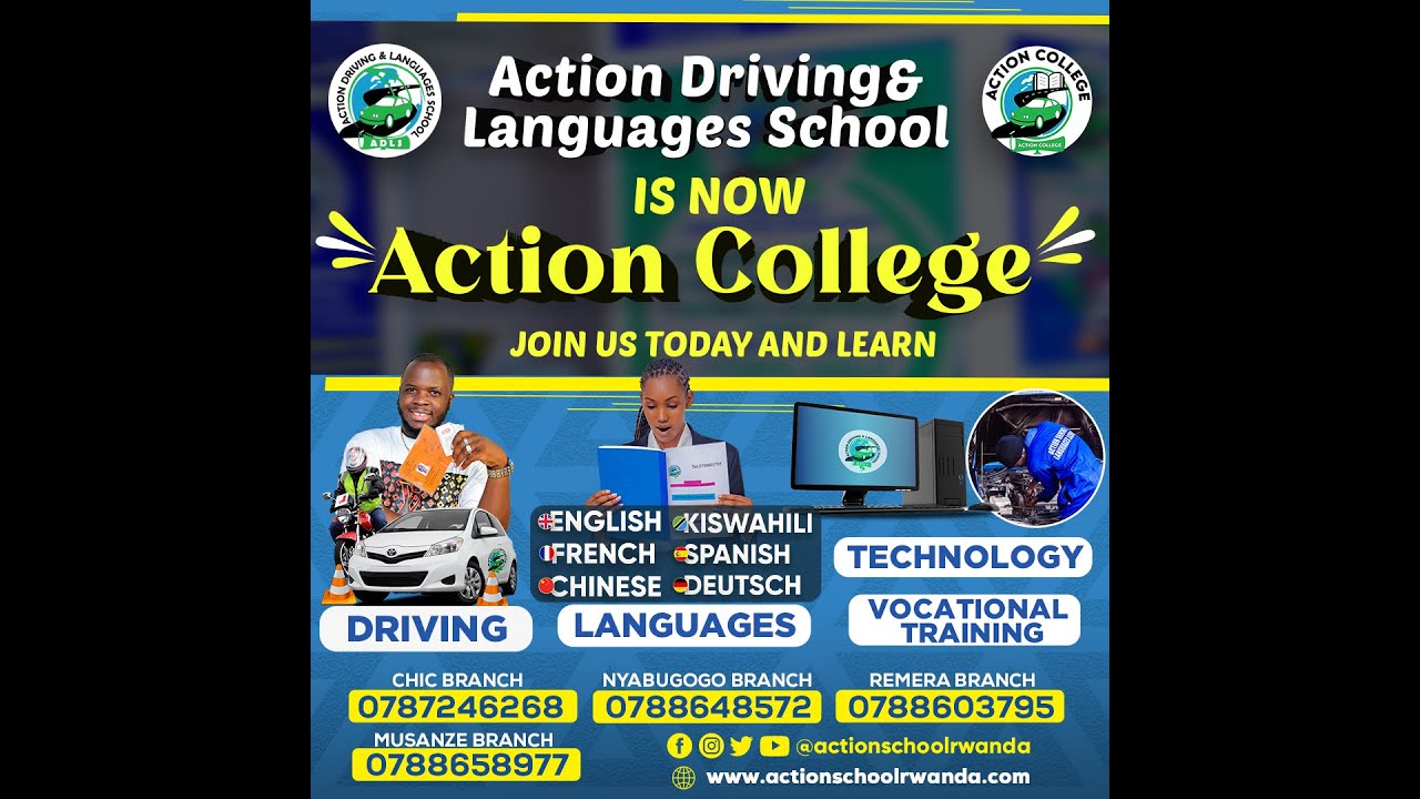ACTION DRIVING AND LANGUAGES SCHOOL Now is ACTION COLLEGE - YouTube