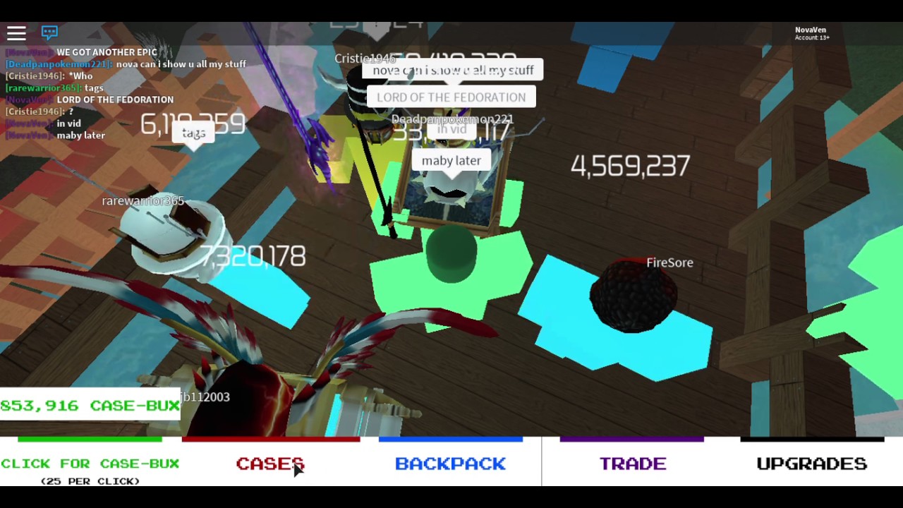 ROBLOX Case clicker opening 1.4mil case bux - YouTube