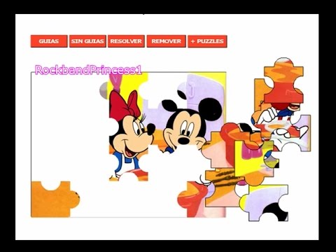 Easy Puzzle Games Mickey Mouse For Kids - YouTube