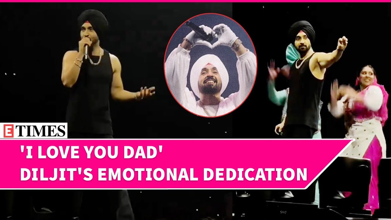Diljit Dosanjh's Father Attends Concert For First Time, Singer ...