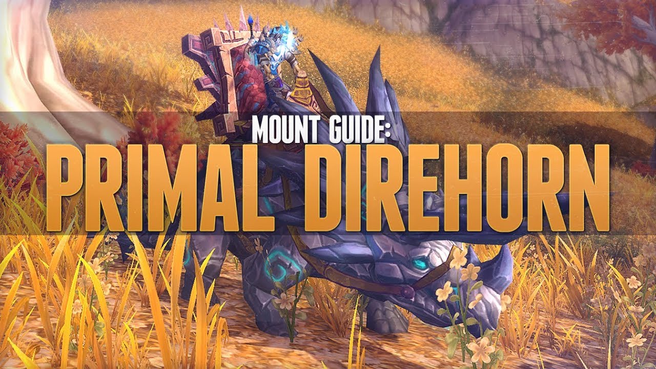 WoW - Primal Direhorn Mount Guide! [Solo-able] - YouTube