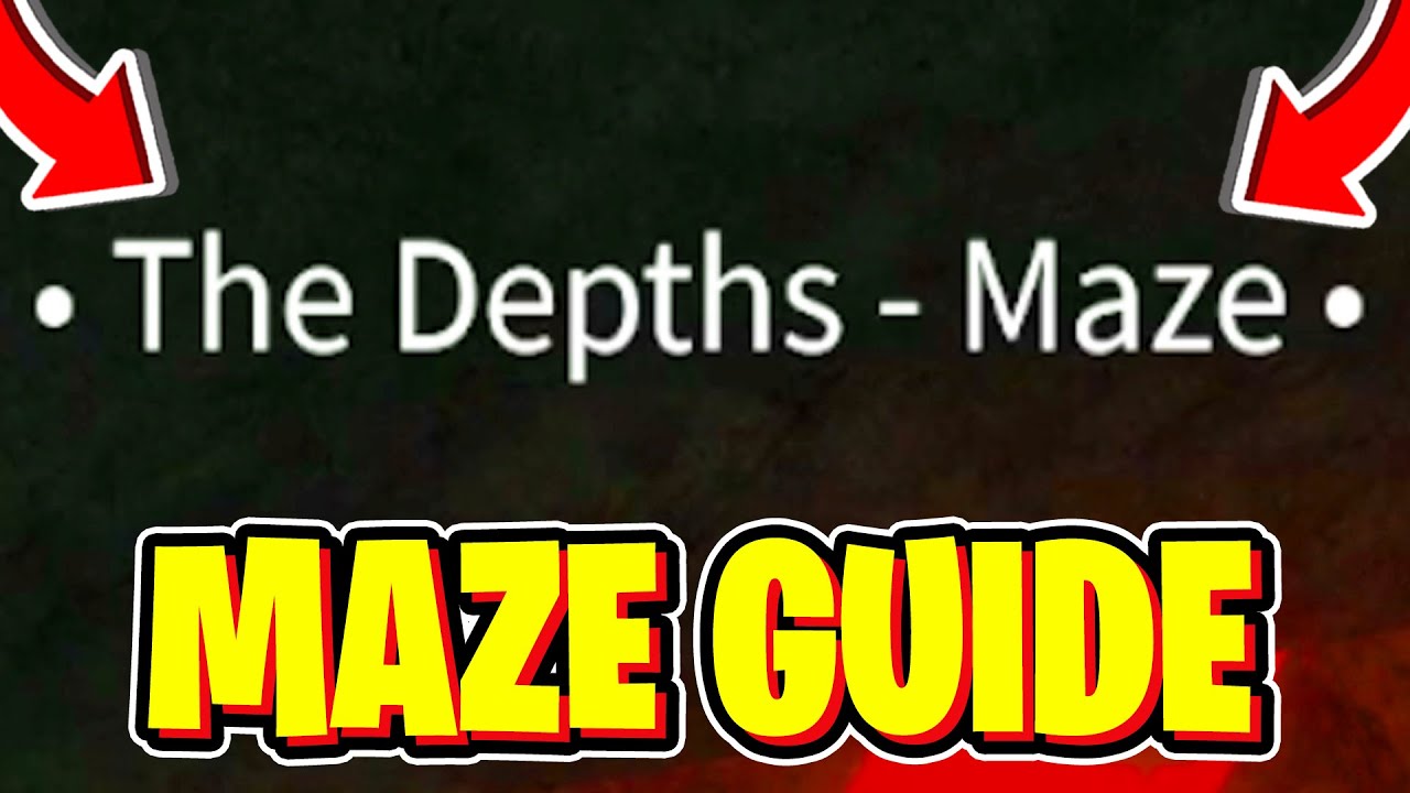 How To COMPLETE The ROD OF THE DEPTHS MAZE WALKTHROUGH In Fisch! Roblox ...