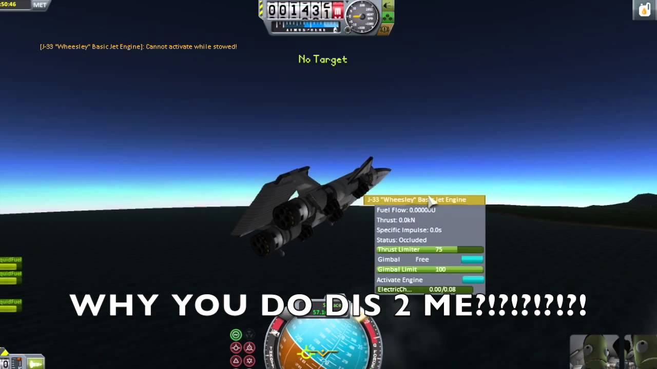 KSP: Flying Thunderbird 2...With broken action groups... - YouTube
