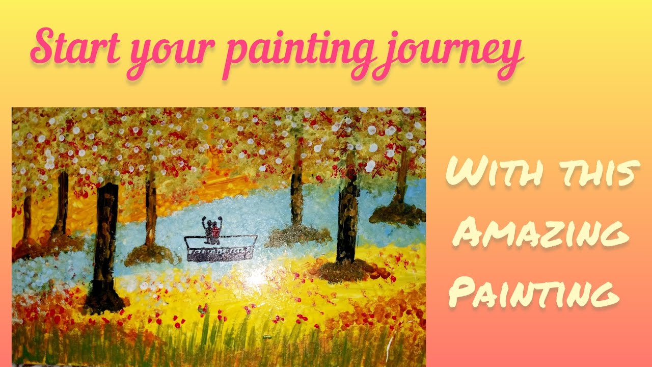 Easy painting ides for beginners | Kokna Crafts | - YouTube