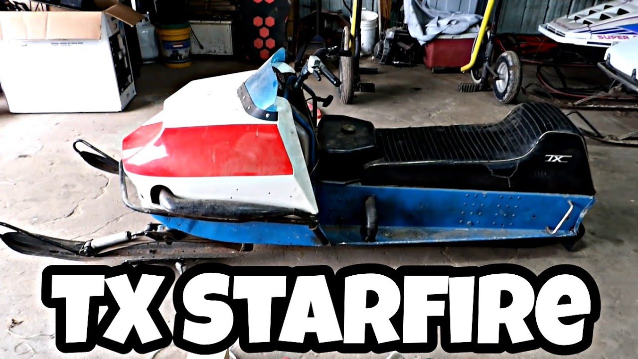 1972 Polaris TX Starfire 440cc Triple Factory Race Sled - YouTube