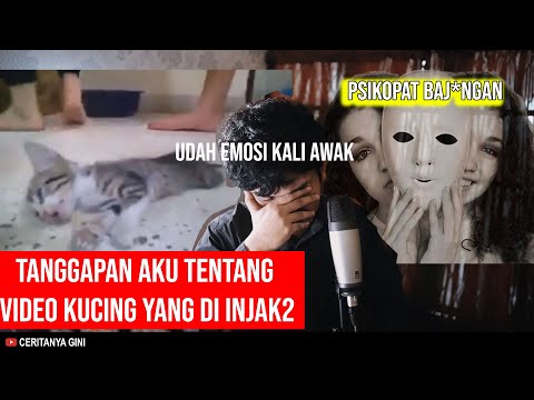 KUCING DI INJAK, SUMPAH GUA GAK BISA TAHAN EMOSI