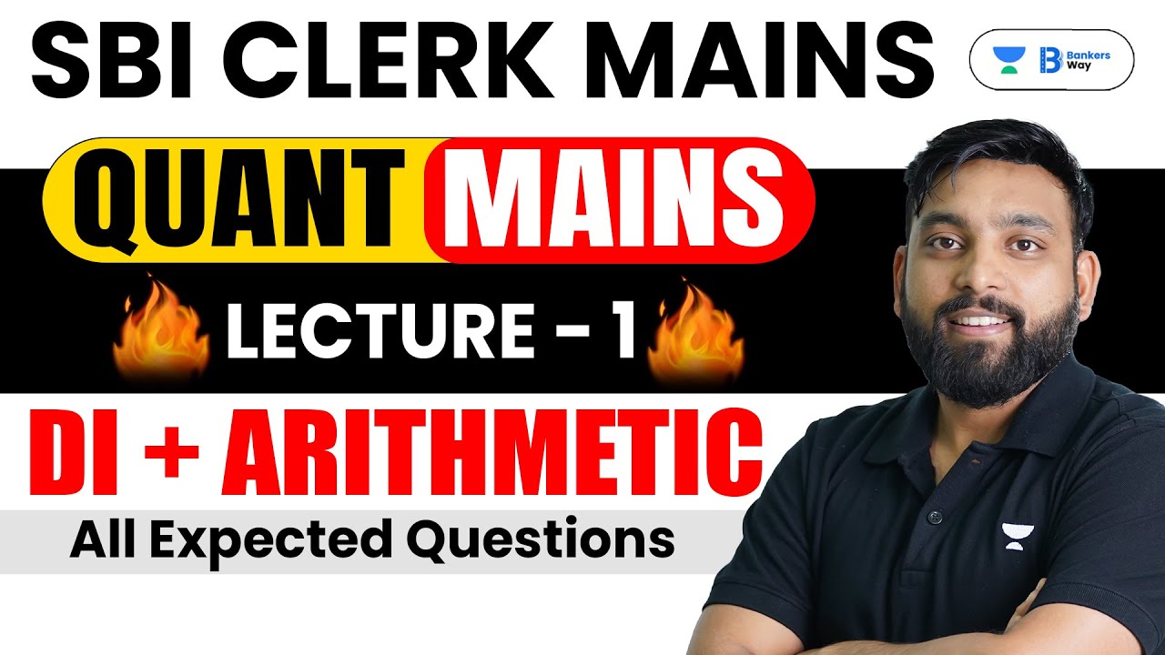 Sbi Clerk Mains 2023 Logical Di Number System And Arithmetic Variable Di Arun Sir Youtube