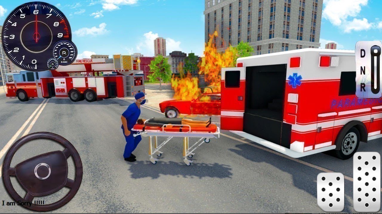 US Emergency Fire Truck Android Gameplay | Realistic Firefighting ...