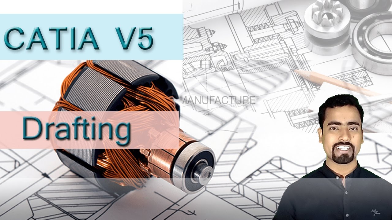 CATIA V5 Modelling : How to do Drafting - YouTube