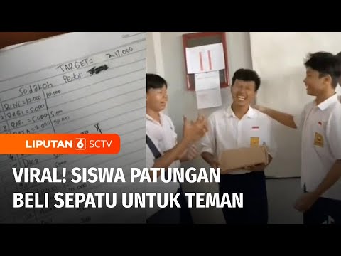 Viral! Siswa SMP di Tasikmalaya Patungan Membelikan Sepatu Baru untuk Teman Sekelasnya | Liputan 6