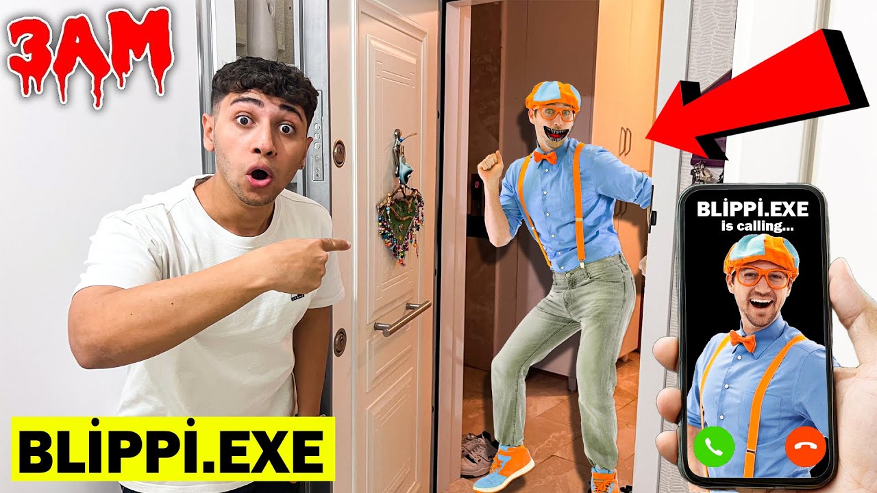 GERÇEK HAYATTA BLİPPİ.EXE EVİME GELDİ !! (GERÇEK) - YouTube