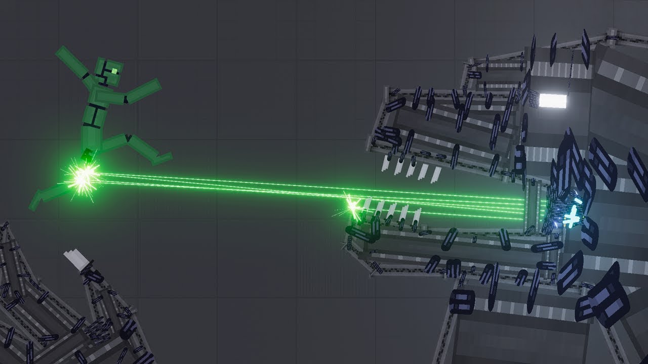 Biodroid vs Godzilla in People Playground - YouTube