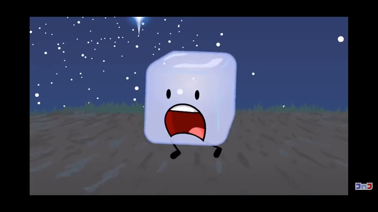 ice cube repeatedly falling to the ocean after she created in the ice ...