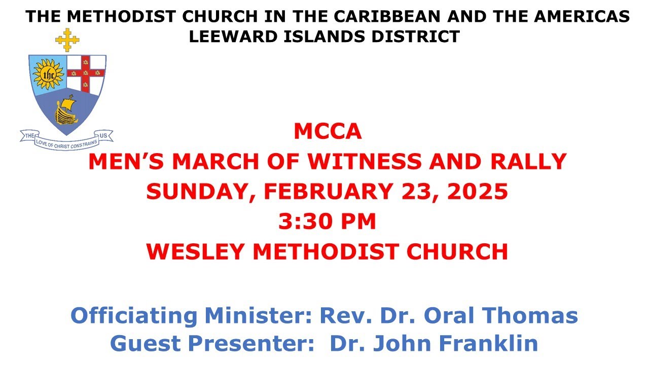 Sunday, February 23, 2025 MCCA Men's Lord’s Day - YouTube