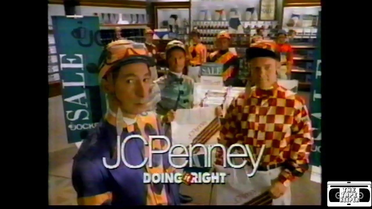 JC Penny Jockey Sale Commercial - 1994 - YouTube