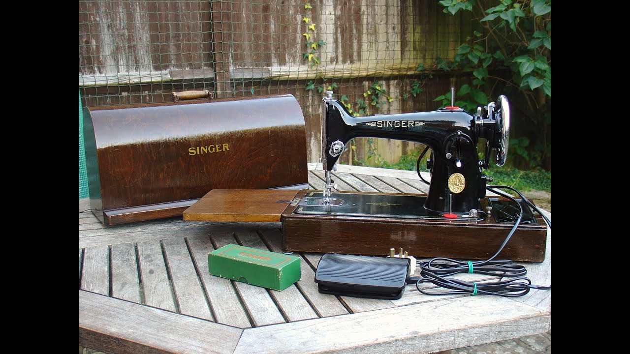 Singer 201K sewing machine 1940 - YouTube