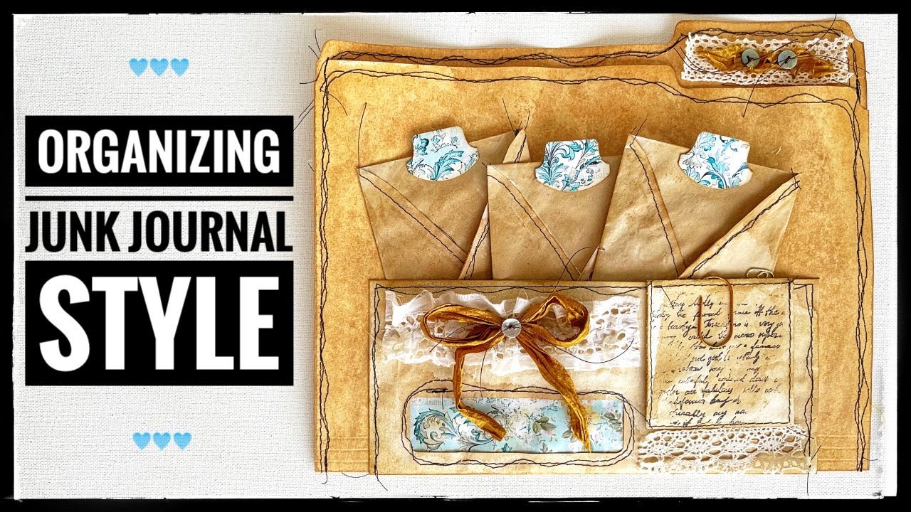 Desk Organizer - Ephemera Organizer - Stationary Organizer - Tutorial ...