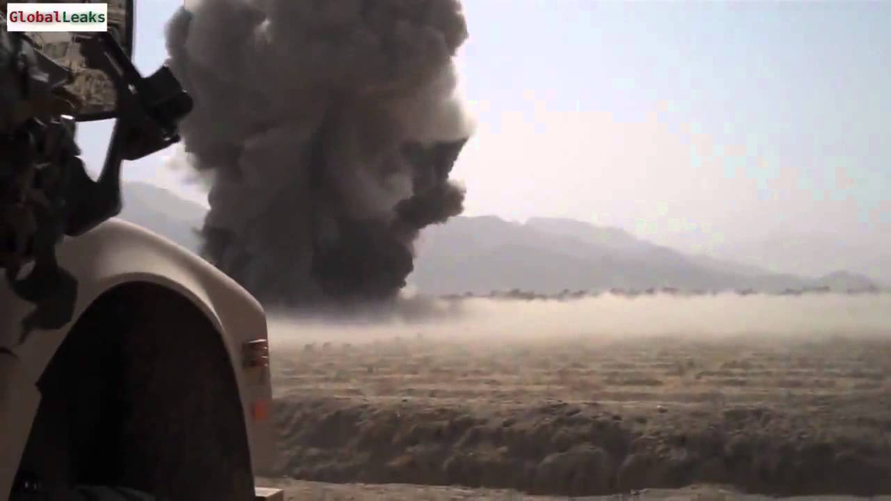 Large IED detonated 2014 - YouTube