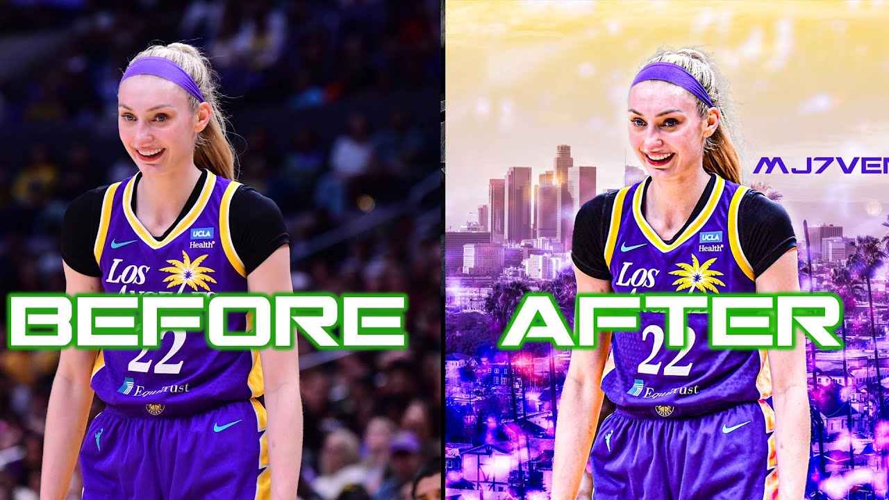 Photo Manipulation: Cameron Brink Sports Editing - YouTube