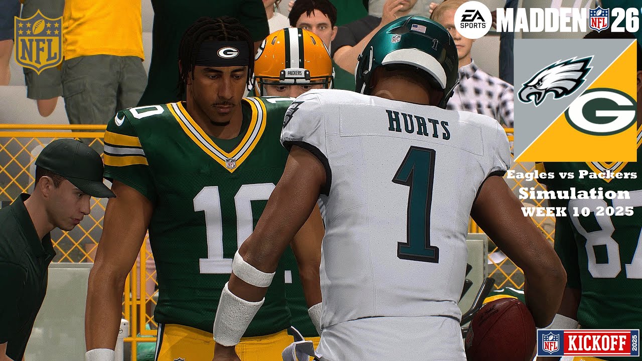 Madden 26 Jaire Alexander Philadelphia Eagles vs Green Bay Packers WEEK ...