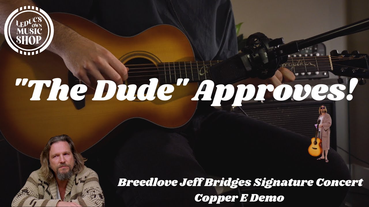"The Dude" Approves // Breedlove Jeff Bridges Signature Concert Copper ...