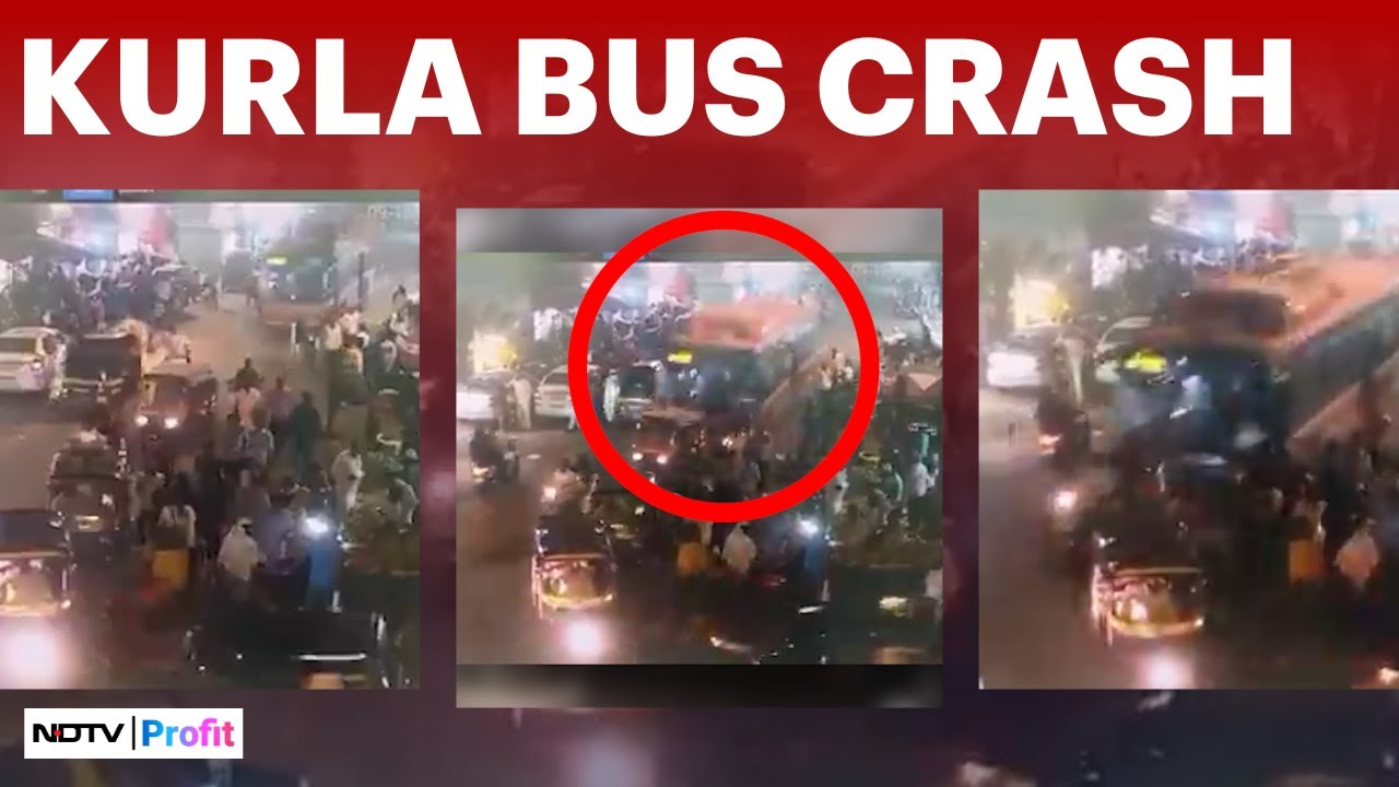 WATCH: CCTV Footage Of The Kurla Bus That Shows How The Crash Happened ...