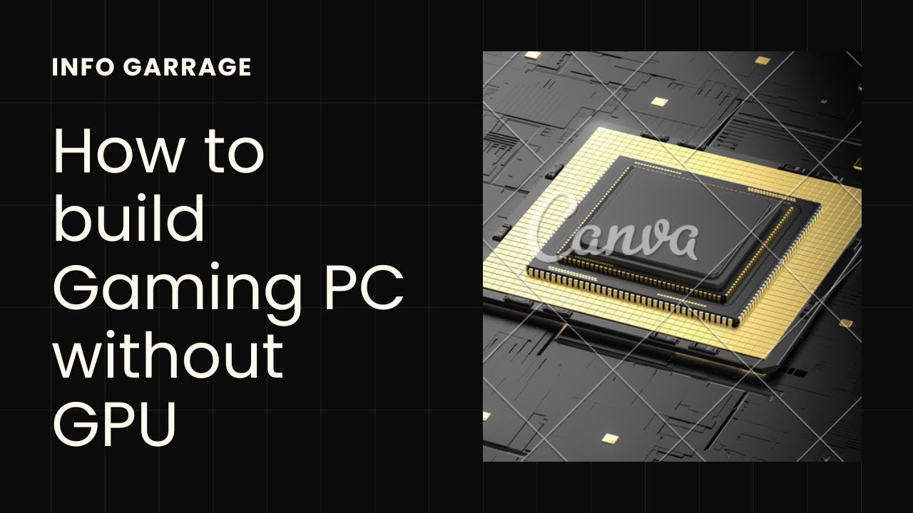 How to Build Gaming PC without GPU #shorts ,#short ,#gaming, #youtube ...