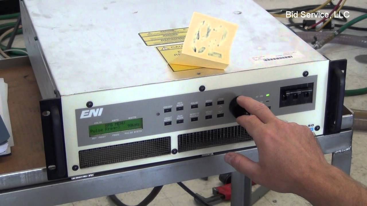 ENI RPG-50A-00 Plasma Generator #59472 - YouTube