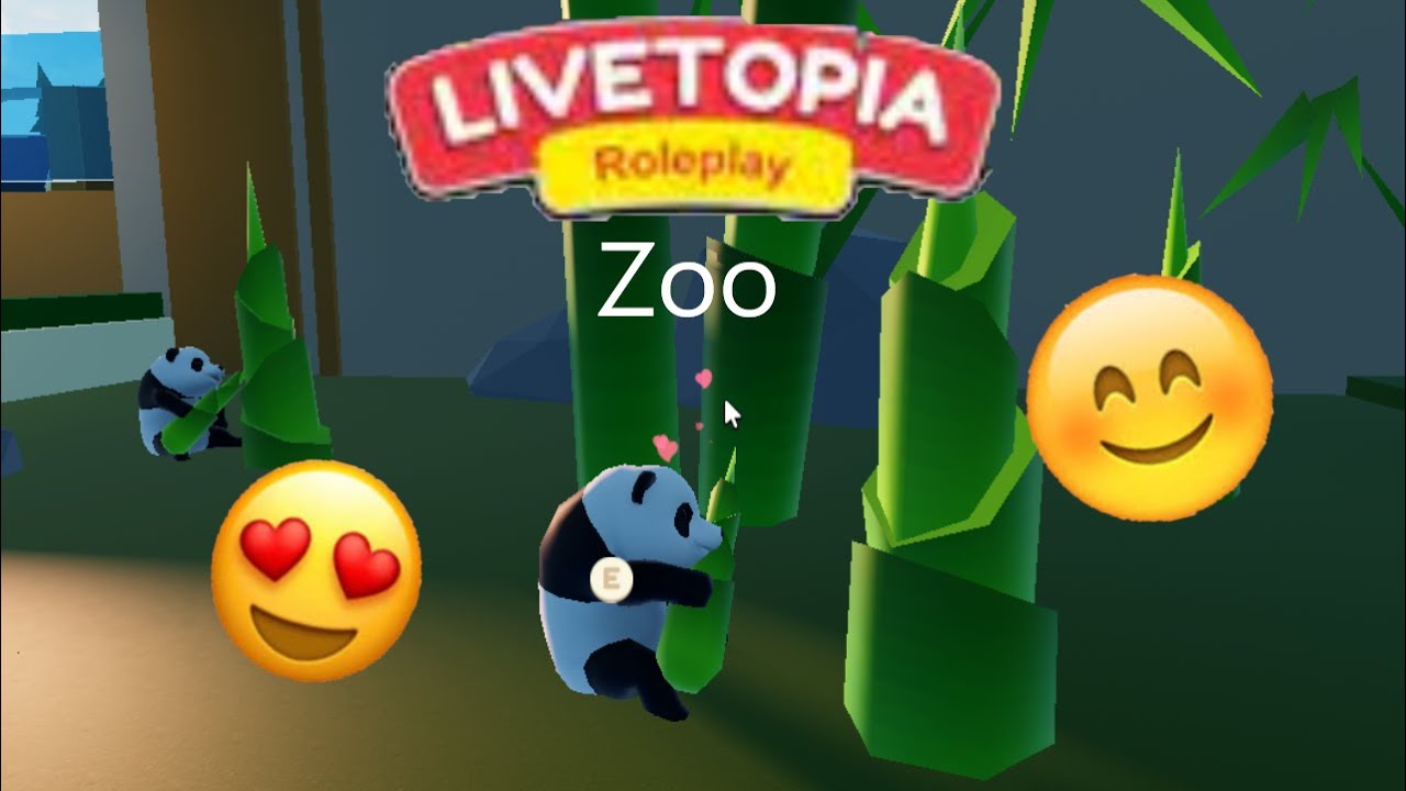 alimentando a los nuevos animales del zoo en LIVETOPIA | ROBLOX - YouTube