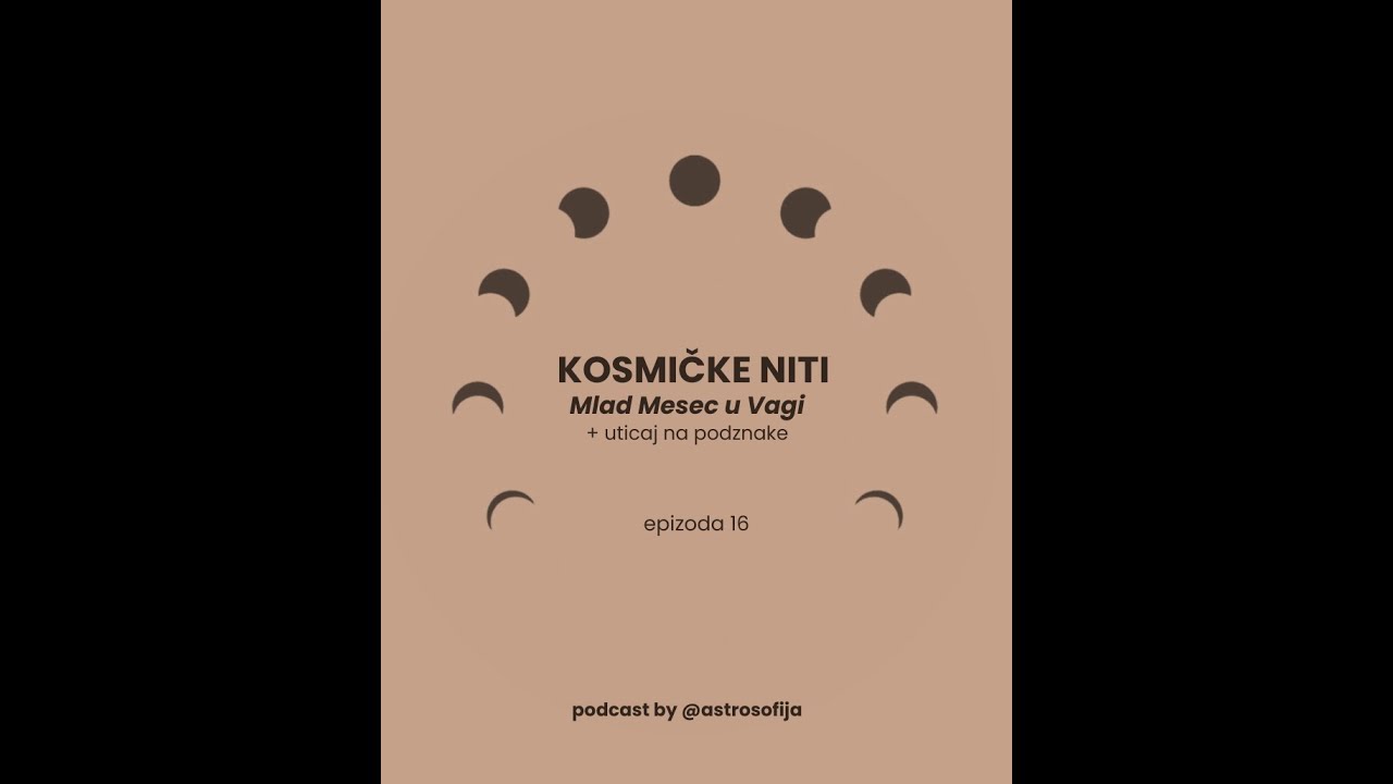 Mlad Mesec u znaku Škorpije + uticaj na podznake | Kosmičke niti 16 ...