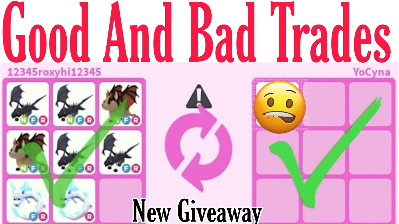 Adopt Me GOOD And BAD Accepted Trades - YouTube