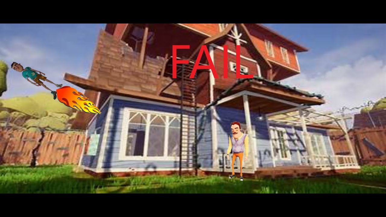 Tohle hello neighbor video je úplný Fail (Hello Neighbor) #4 - YouTube