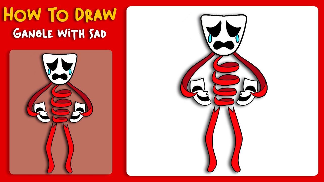 How To Draw Gangle The Amazing Digital Circus - YouTube