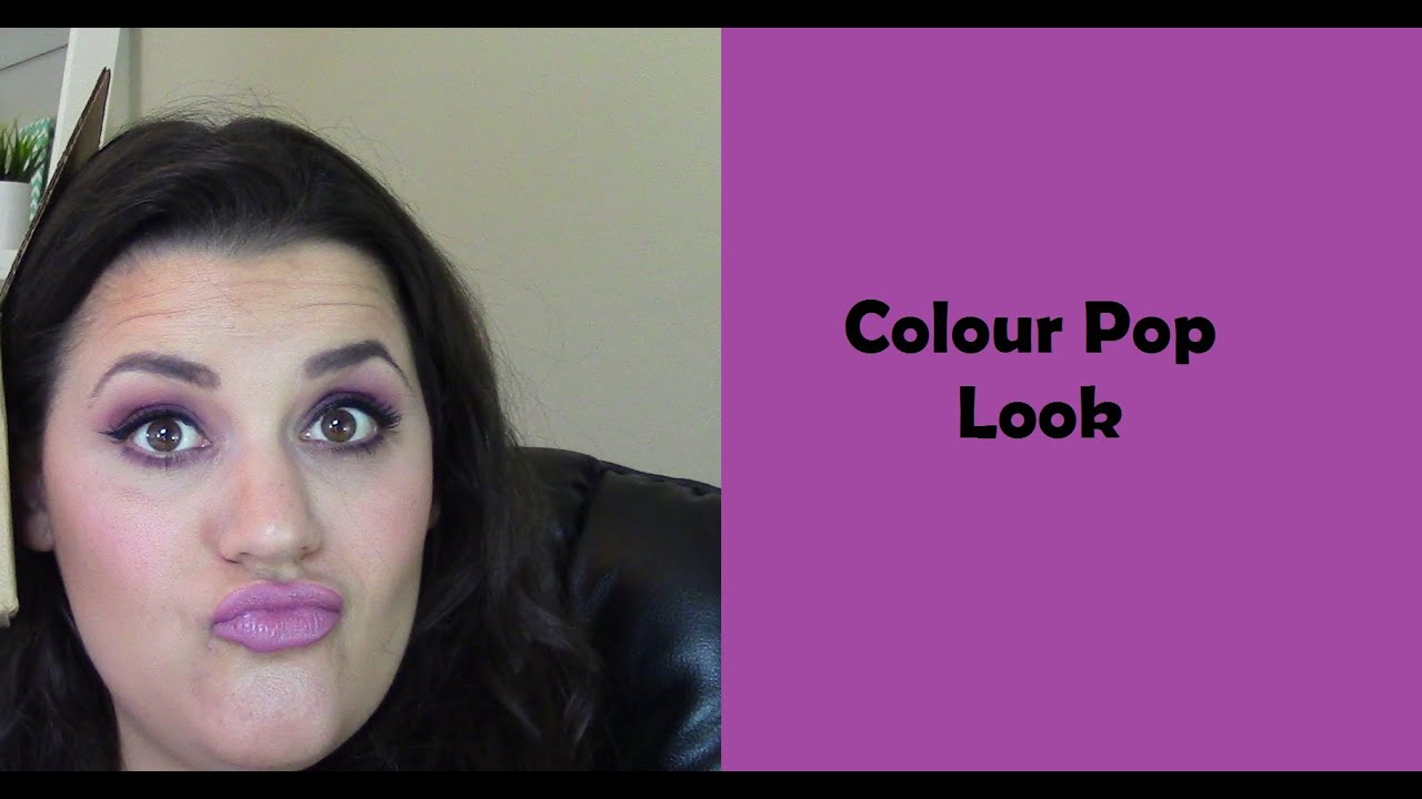 Colour Pop Tutorial with Pink & Purple | Beautify Your Life - YouTube