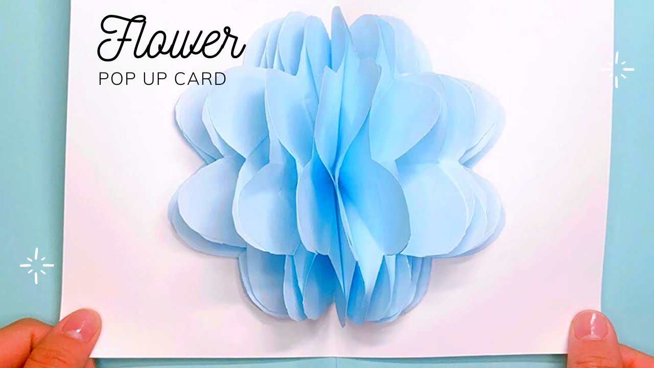 DIY 3D flower POP UP Card w A4 Paper | DIY Mother's Day Cards | Easy 3D ...