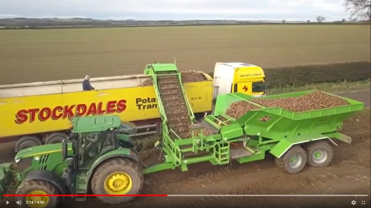 PLOEGER POTATO LIFTING 2020 NORTH YORKSHIRE - YouTube