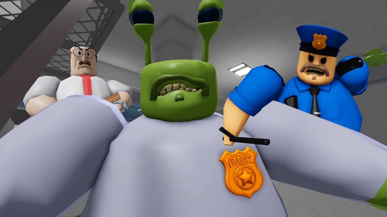 Alien BARRY'S PRISON RUN! Walkthrough FULL GAME #Roblox #obby - YouTube