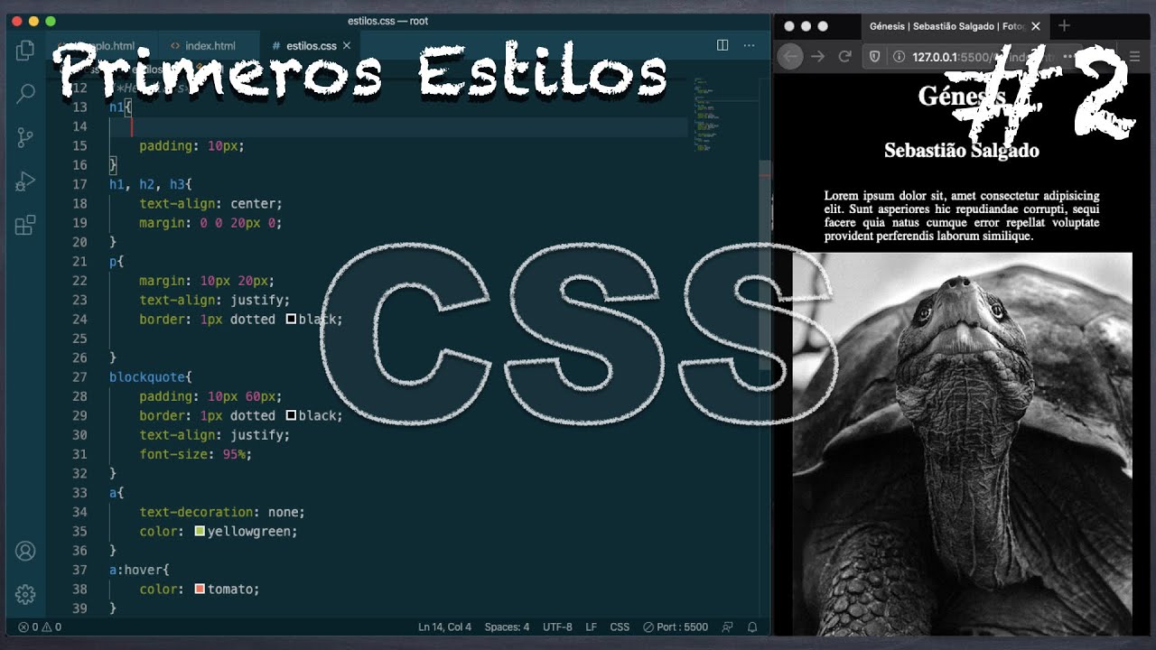 2. Aprende CSS3 😉. Primeros pasos. 1 de 2 - YouTube