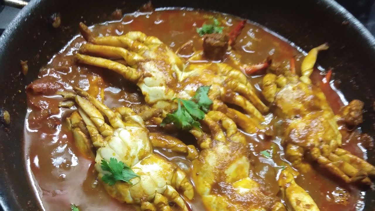 #Peetalu pulusu #పీతలపులుసు కూర yummy and tasty #crab curry - YouTube