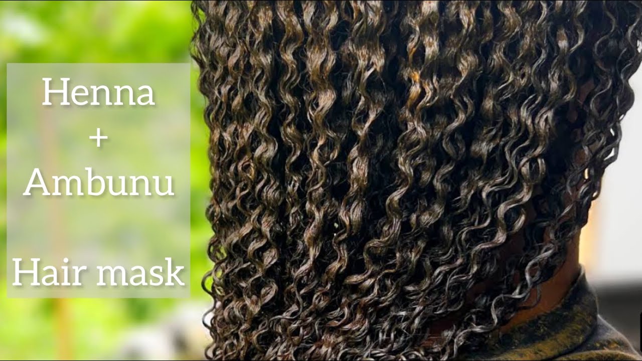 DIY Henna and Ambunu hair mask by Neki Cakes - YouTube