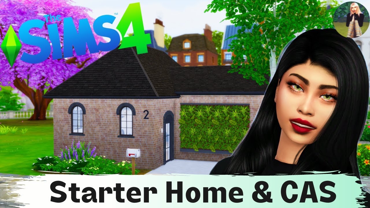 Rachelle Crawford & Glamorous Starter Home | Sims 4 CAS & Speed Build ...