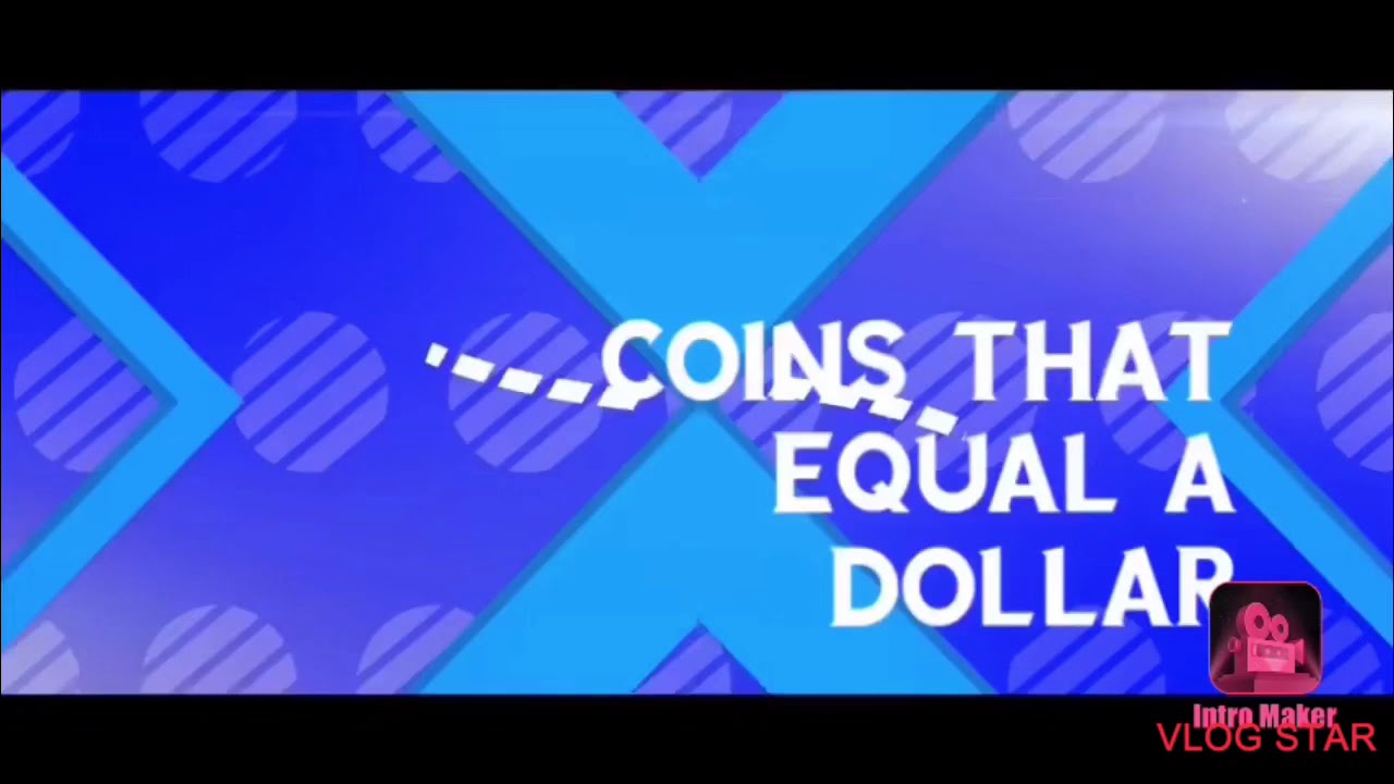 Coins that equal a dollar - YouTube