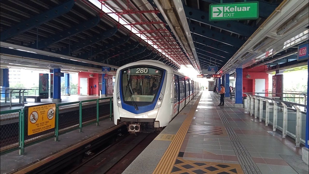 25/02/2023 [RapidKL] LRT Kelana Jaya Line Set 80 Train Ride: Taman Jaya ...