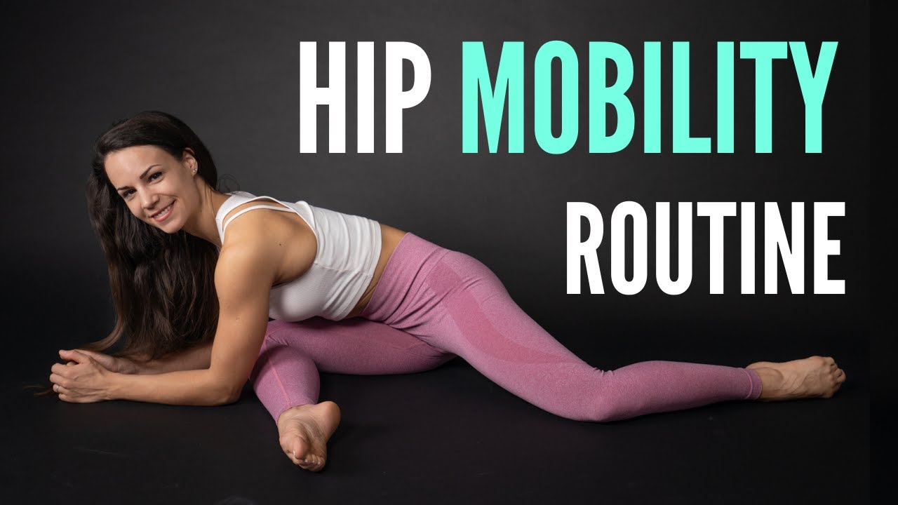 HIP MOBILIT ROUTINE // 8 Minute Follow Along - YouTube