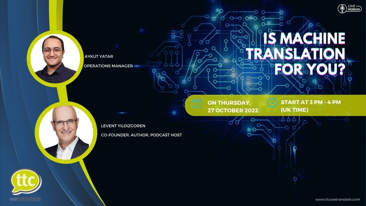 Is Machine Translation for you? - YouTube