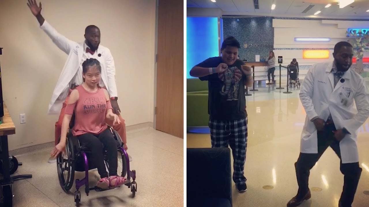Dancing Doctor Brings Joy To Seriously Ill Children - YouTube