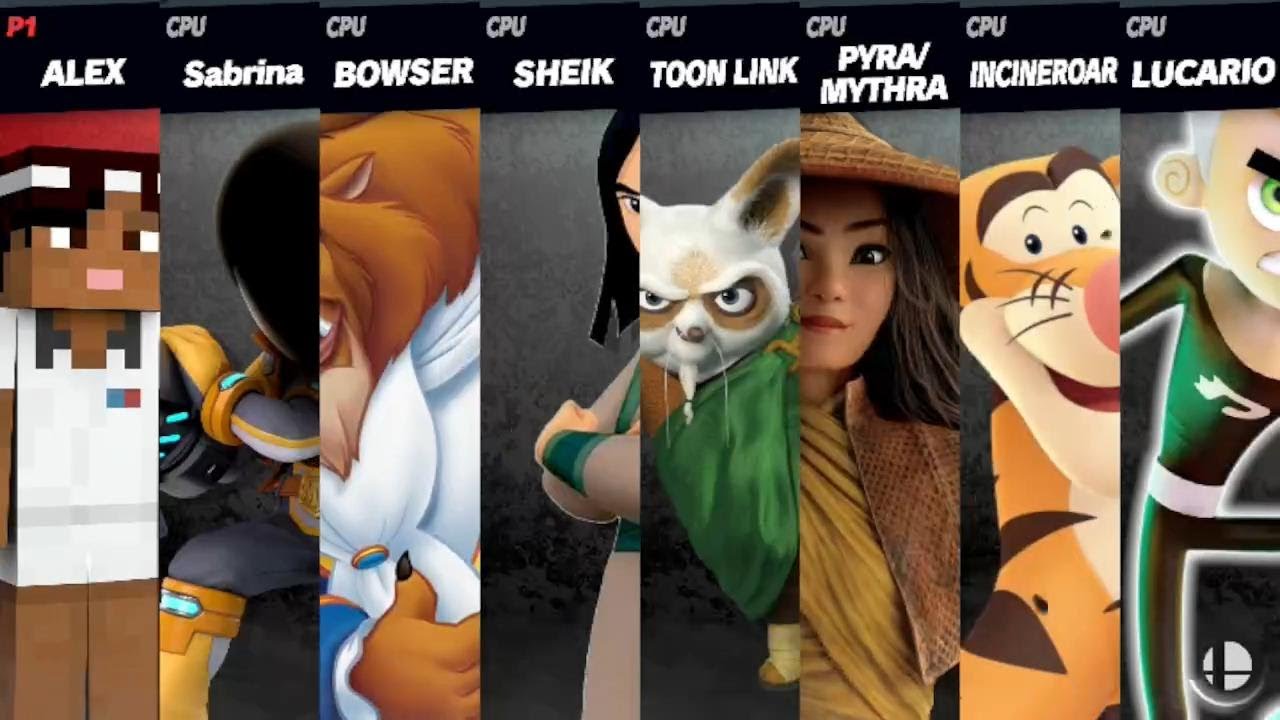 Fake Alex vs Sabrina vs Beast vs Mulan vs Shifu vs Raya and Naamari vs ...