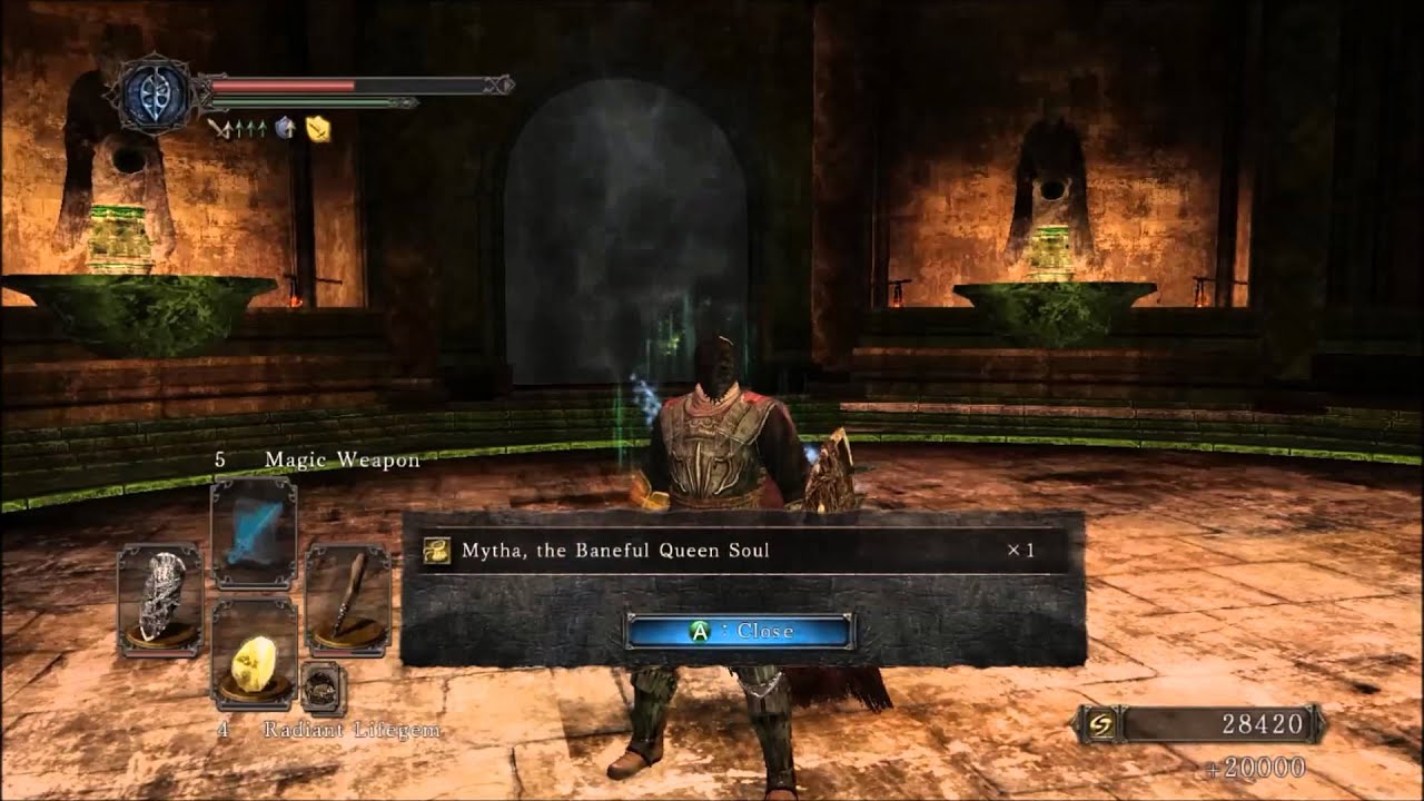 Dark Souls 2 - Mytha The Baneful Queen & Smelter demon - YouTube