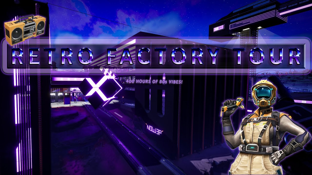 Ambient RETRO Factory Tour | Satisfactory | 4k Ultrawide | No ...