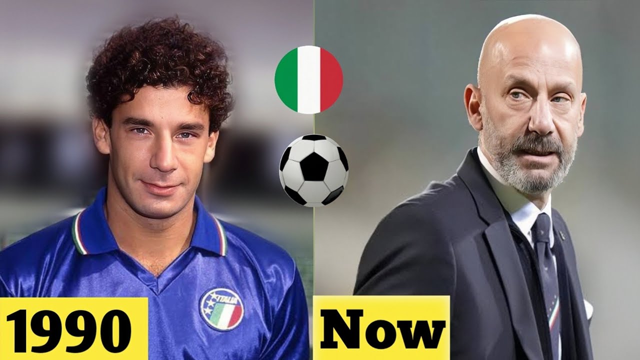 Italy 🇮🇹 World Cup 1990 Squad ⚽ Then and Now | Football Legends - YouTube